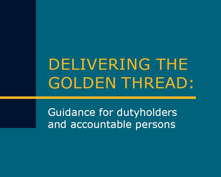 Golden Thread Guidance issued by the Construction Leadership Council ...